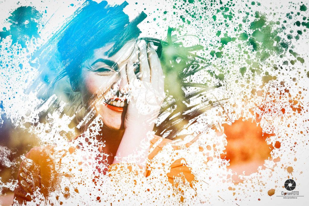 Astonishing Photo Effects Paint Splash On Face Using Brush | Photoshop ...